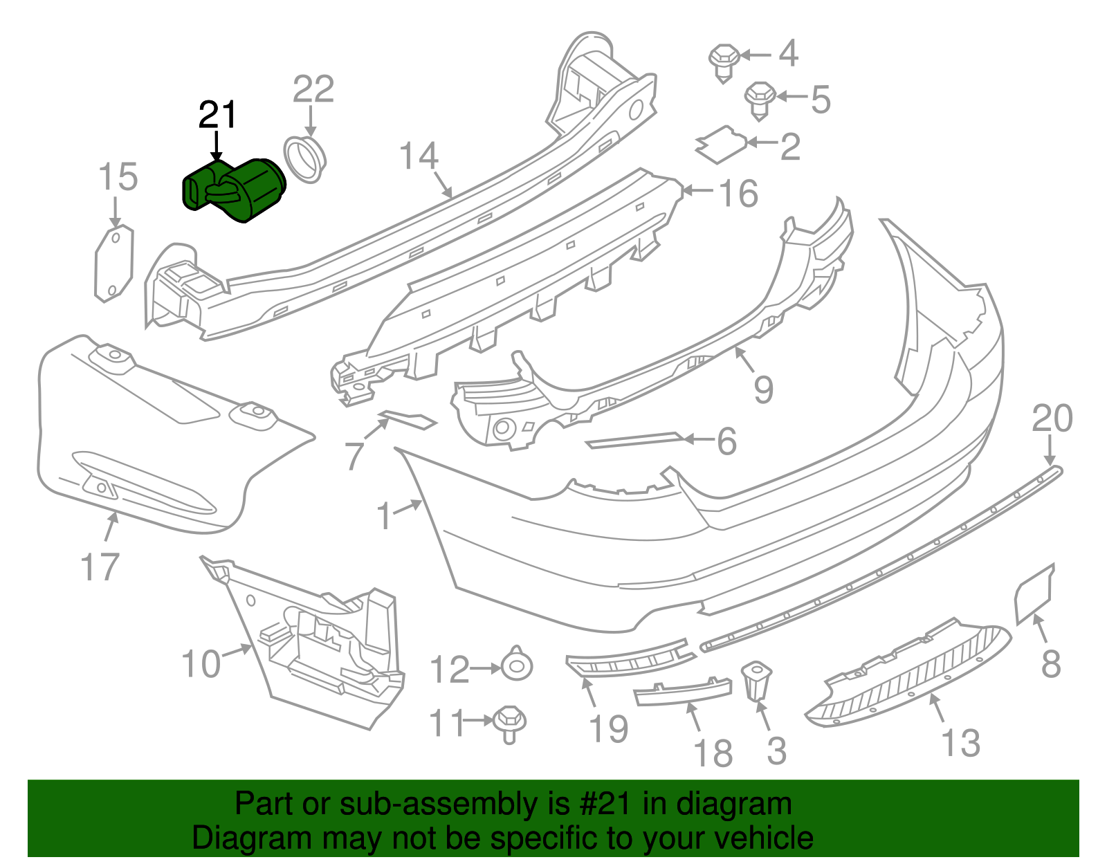 66-20-9-233-031 - Park Sensor - 2010-2017 BMW | BMW Parts Exchange