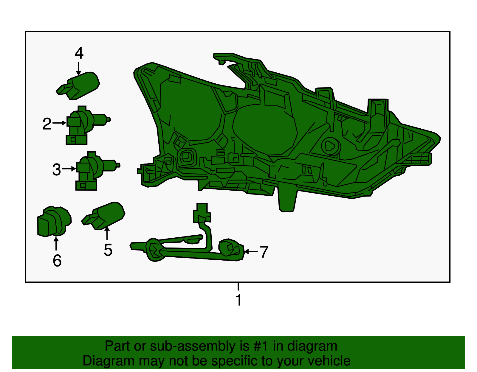 2016-2018 Nissan Maxima Composite Assembly 26060-4RF9B | Nissan Parts ...