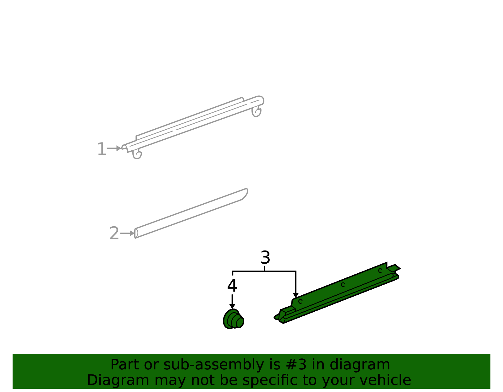 2000-2004 Toyota Avalon Lower Molding 75745-AC020-B0 | MotorMotor