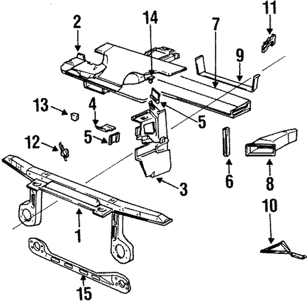 51-71-1-977-117 - 1992-1999 BMW - Bumper Cover Lower Support | Buy BMW ...