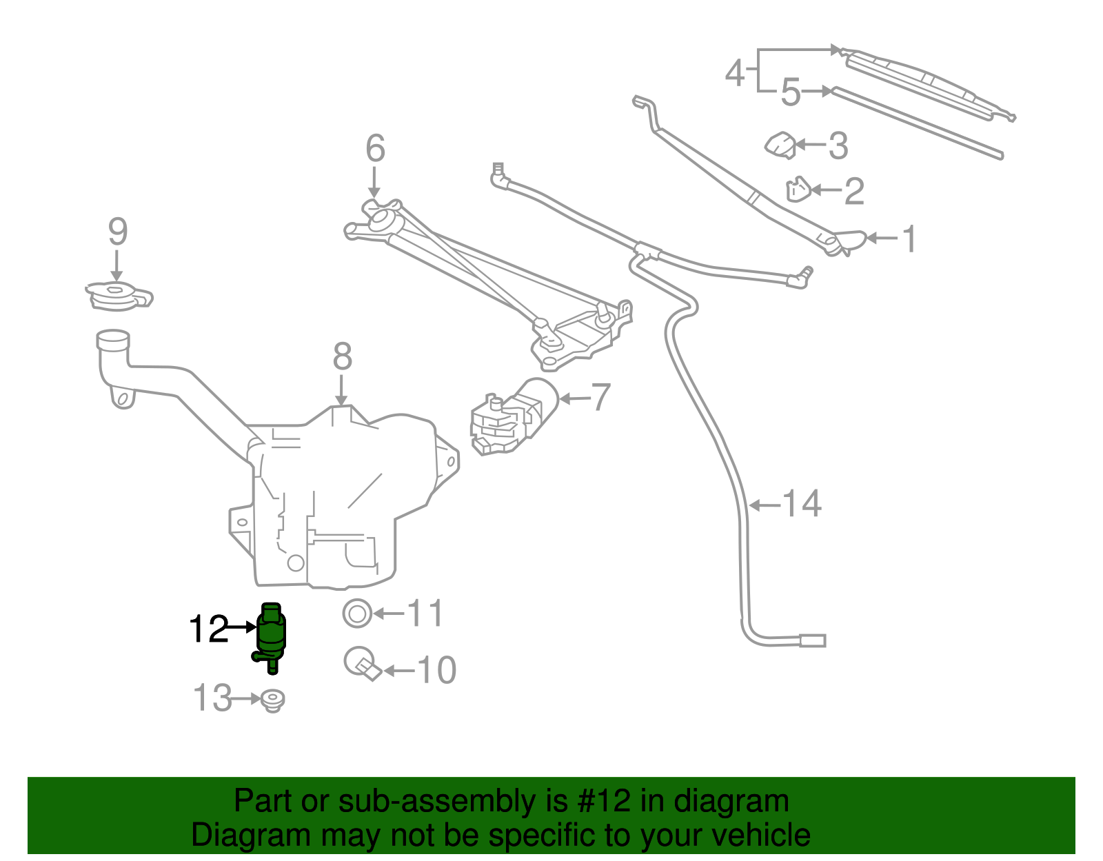 22780328 - 2008-2019 GM - Headlamp Washer Pump | Partners Chevy