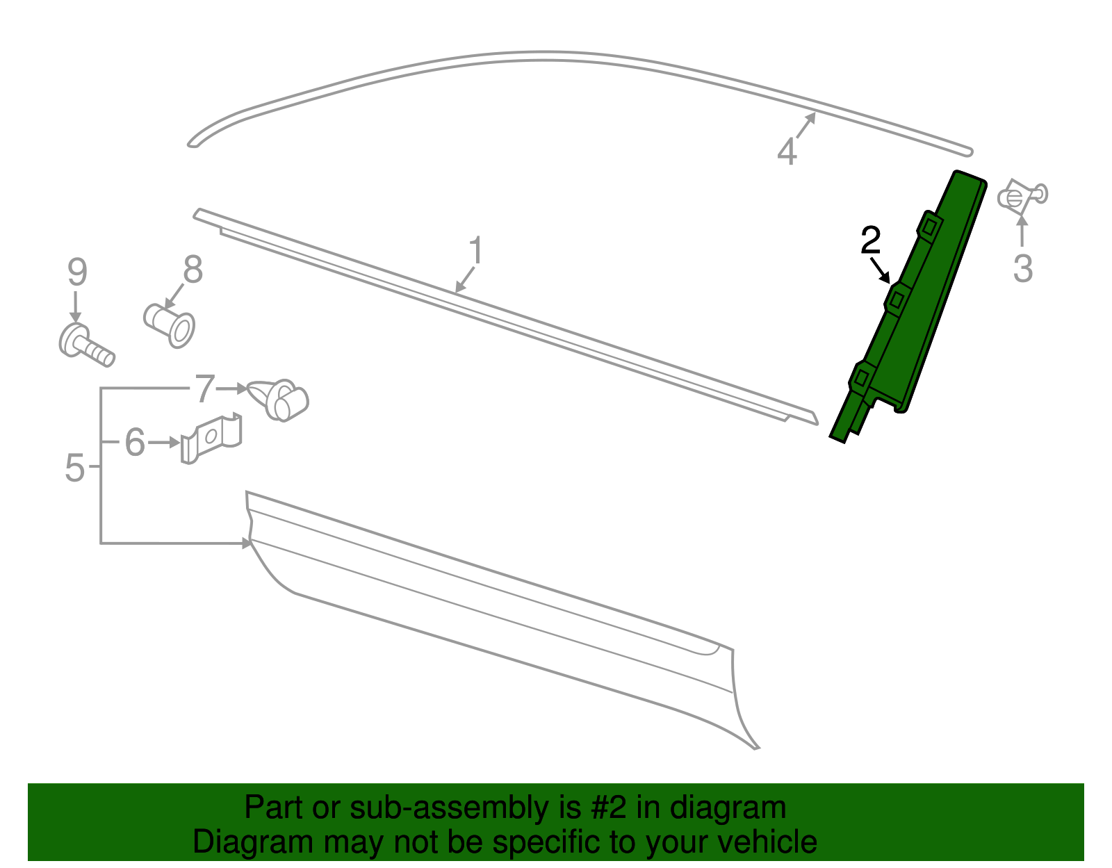 3cn839901e041 - Volkswagen Applique 2018-2025 Volkswagen Atlas ...