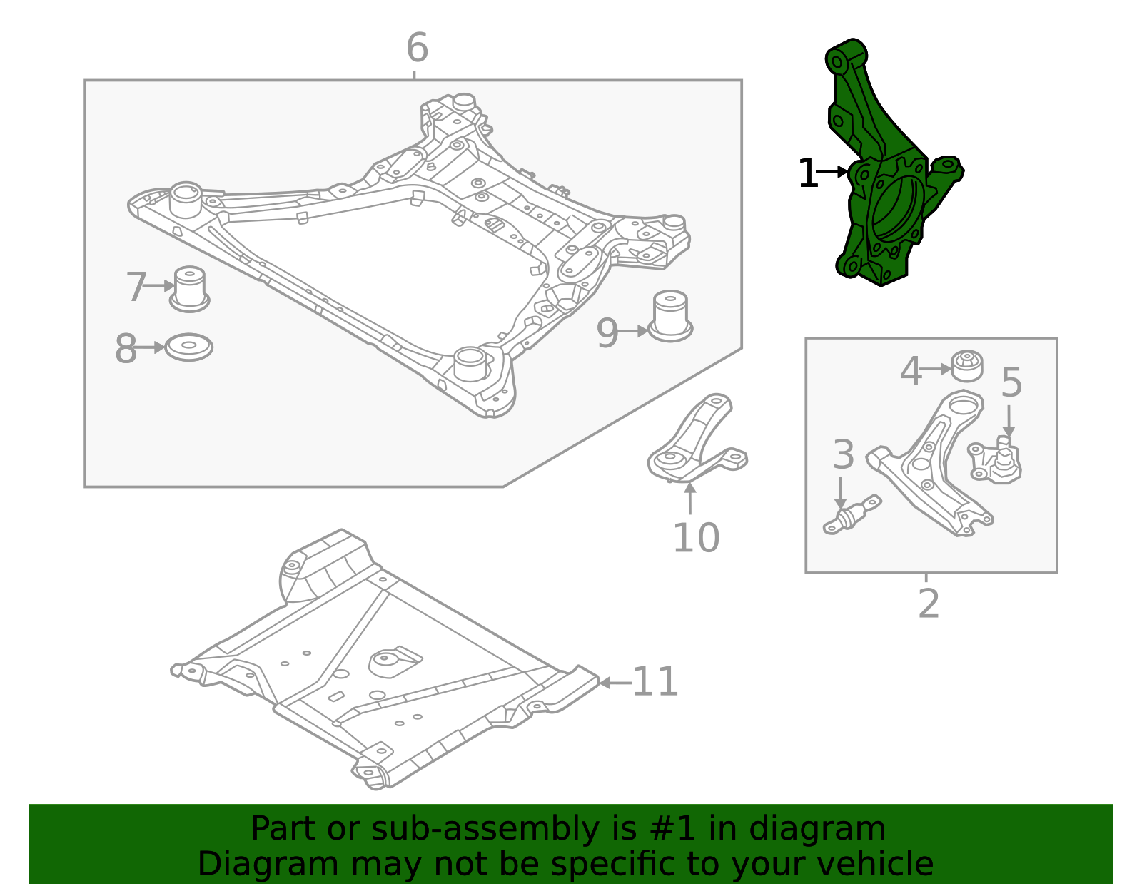 2022-2025 Hyundai Tucson Steering Knuckle 51710-N9100 | OEM Parts Online