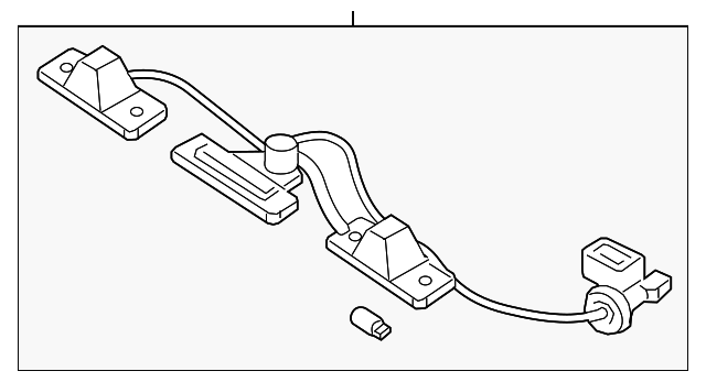 2017-2018 Hyundai Santa Fe Sport License Lamp 92501-2W030 | World OEM ...