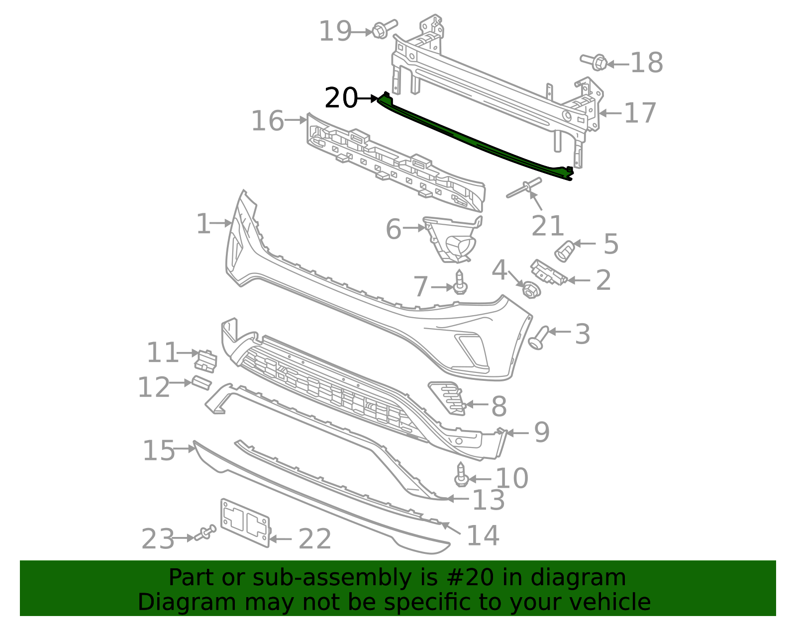 2020-2025 Volkswagen Cross-Member 3CM-807-651-A | VW Direct Auto Parts
