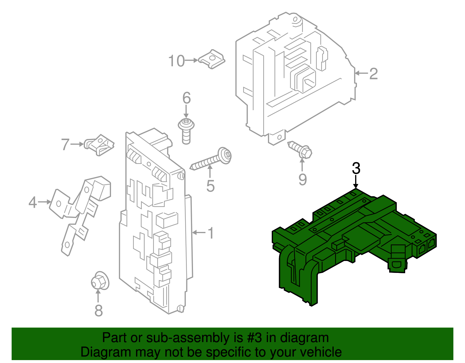 61-14-9-343-259 - Distribution Box - 2011-2017 BMW X3 | Buy BMW Parts Now