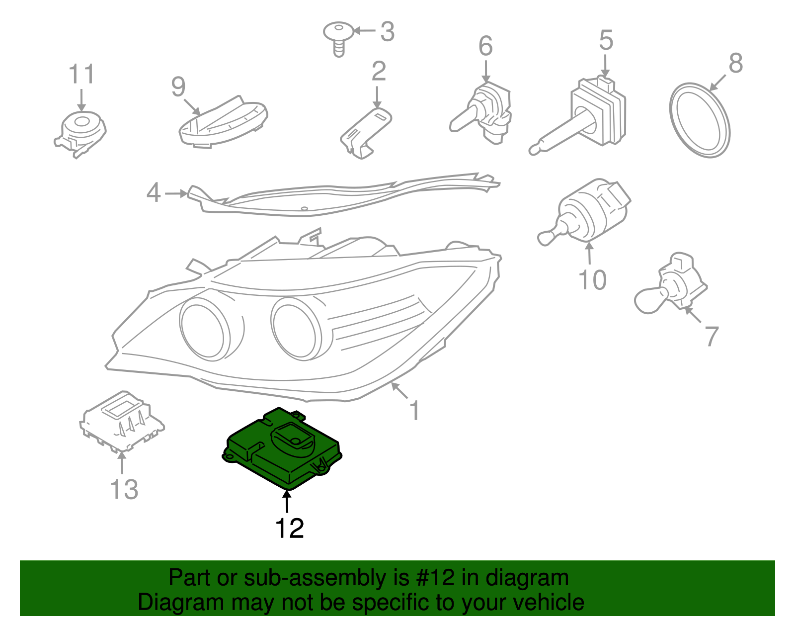 2013-2016 BMW | Control Module | 63117342174 | BMW OEM Parts Store