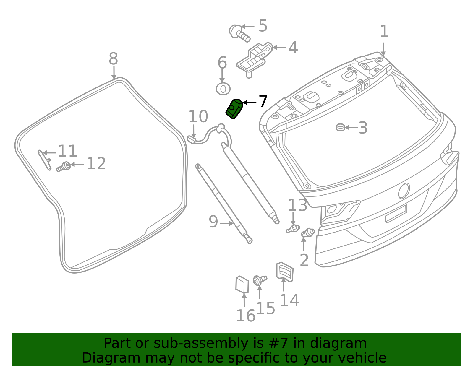 Lift Gate Plug 7N0-827-417-5AP | OEM Parts Online