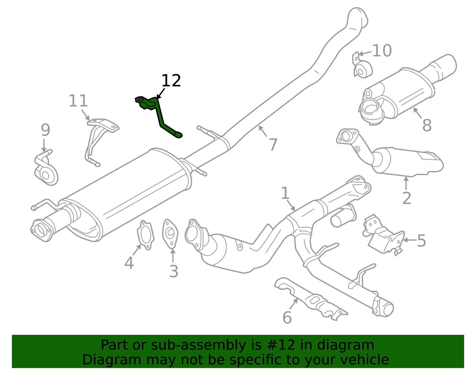 FL1Z-5A246-A - High-Quality Hanger for AutoNation Parts