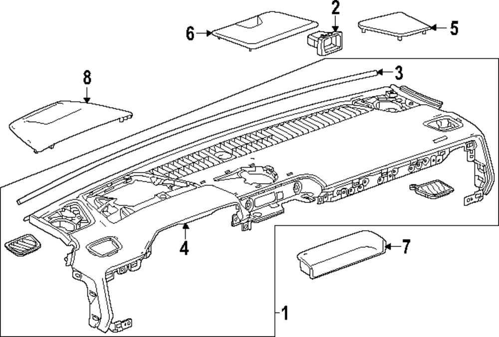 2023-2025 GM Panel 85785497 GM | GMPartsDirect.com