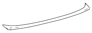 76085-06905 - Spoiler - 2018-2024 Toyota Camry | OEM Genuine Toyota Parts