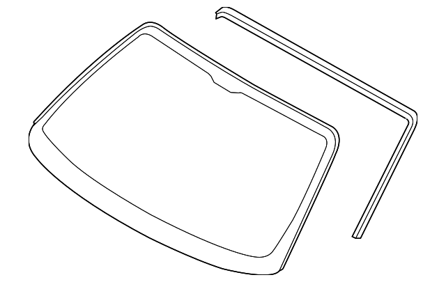 2005-2013 Porsche 911 Windshield 997-541-911-21 | Porsche Chandler Parts