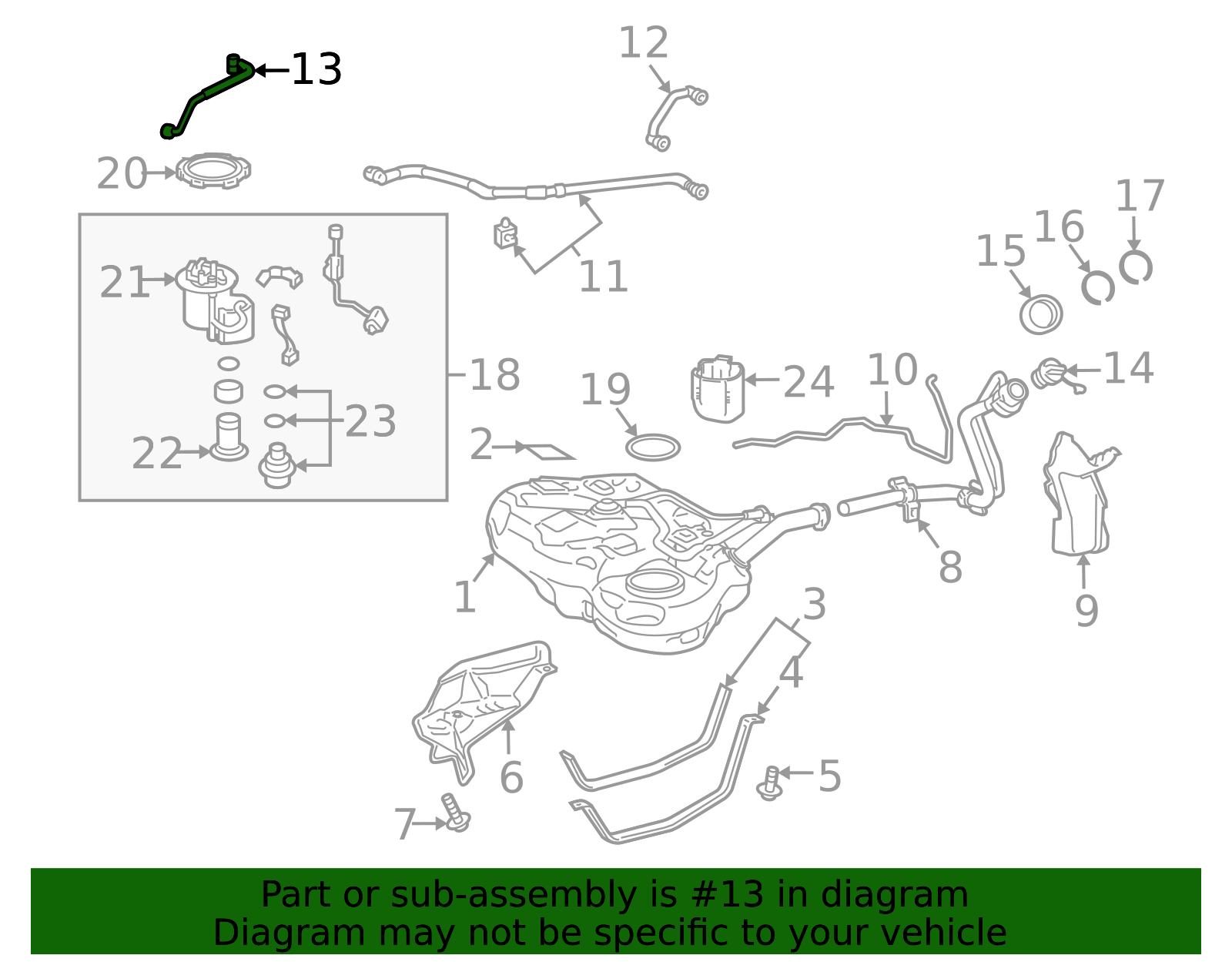 Fuel Hose - Genuine High-Pressure Fuel Line | AutoNation Parts