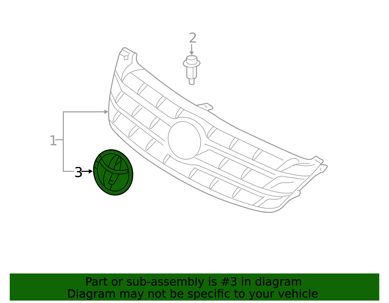2005-2010 Toyota Avalon Emblem 75311-AC020 | MotorMotor