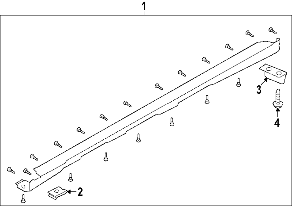 2024-2025 Hyundai Kona Rocker Molding 87751-BE010 | OEM Parts Online