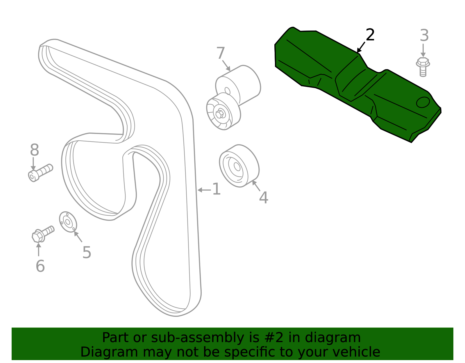 2018-2025 Subaru Accessory Drive Belt Cover 23774AA131 | Subaru Parts Guys