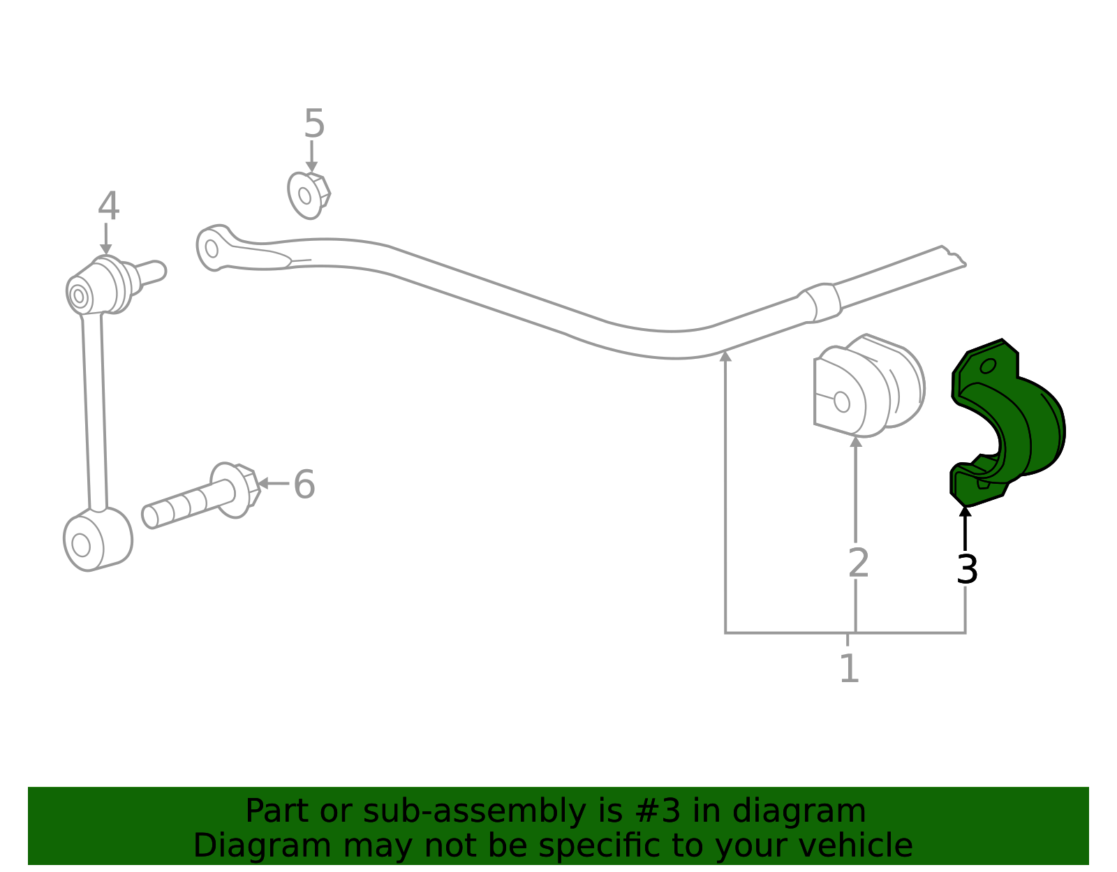 84352919 - High-Quality Stabilizer Shaft Clamp for AutoNation Parts