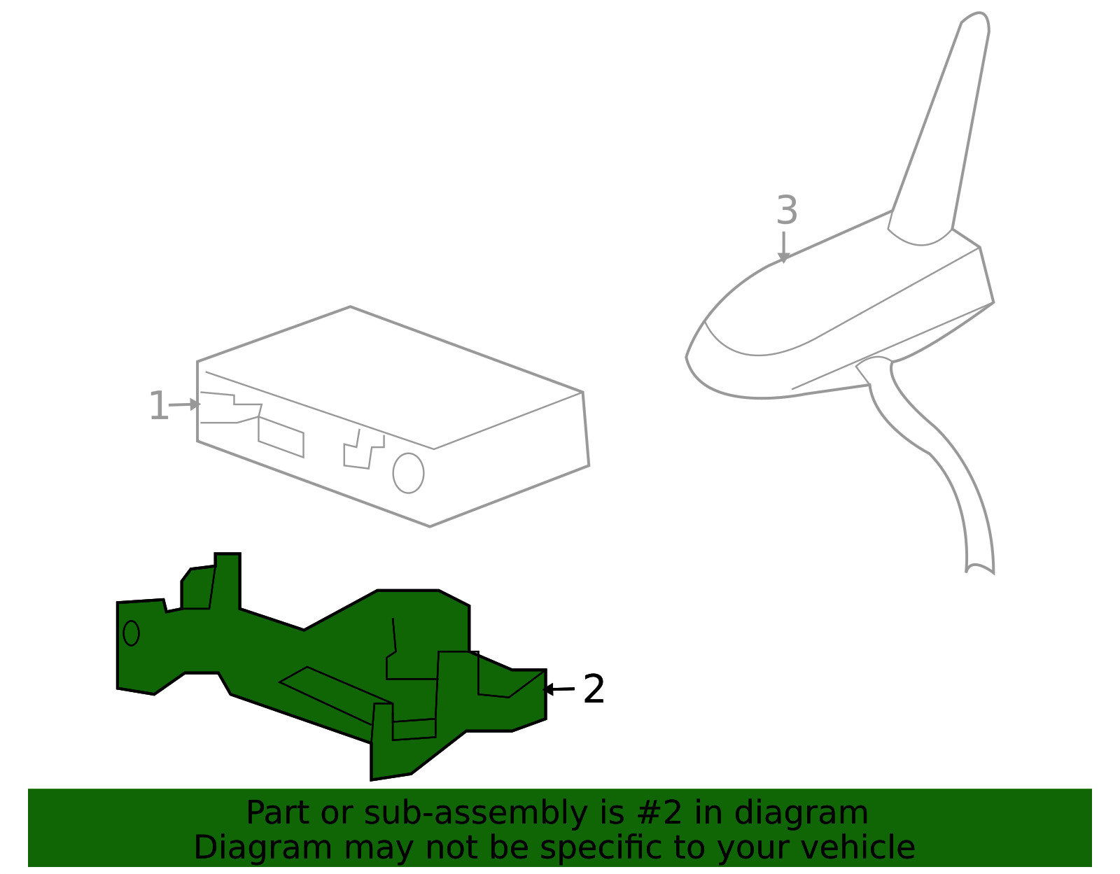 25791895 - Communication Interface Module Bracket 2007-2014 GM | GM ...