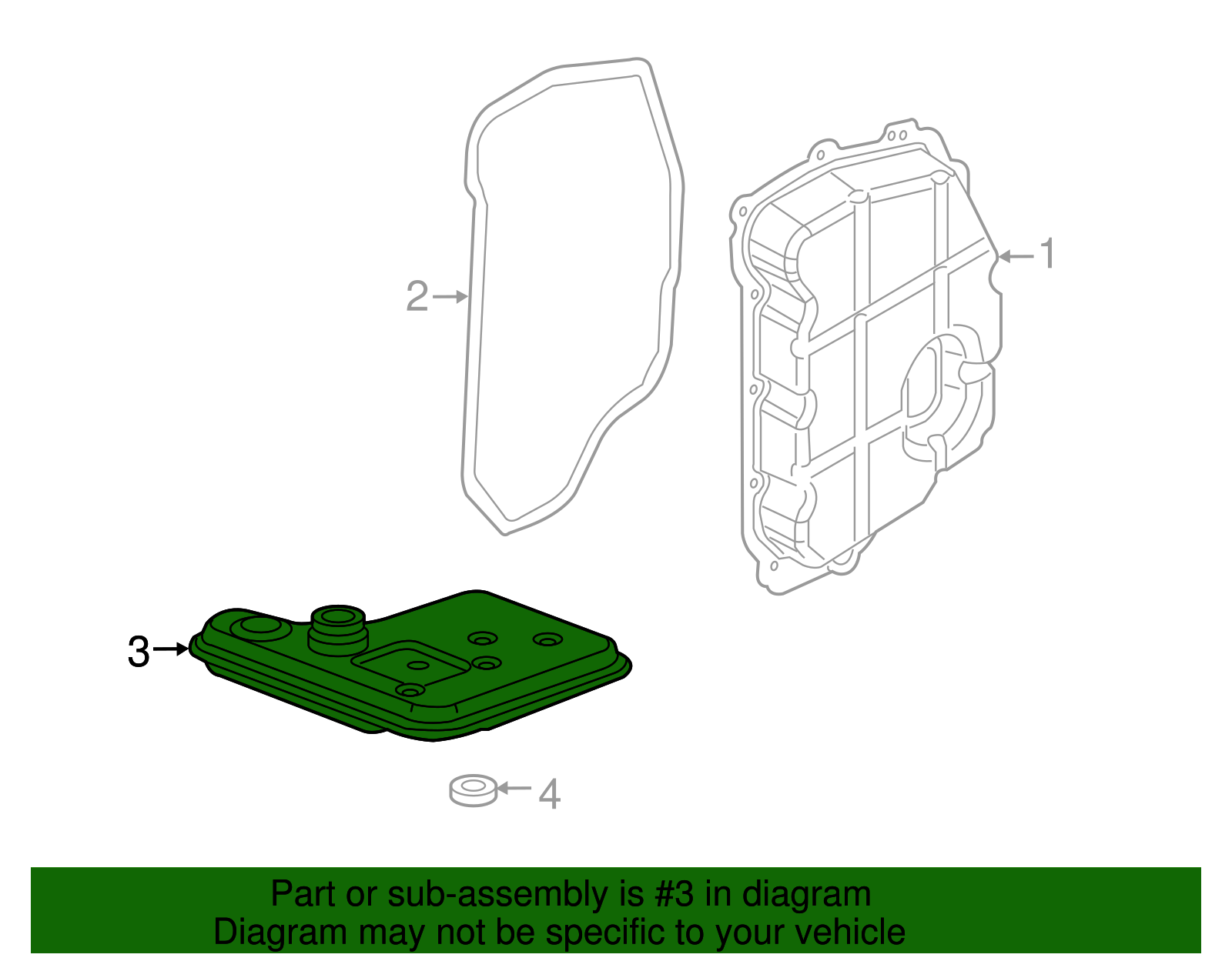 2009-2012 Ford | Transmission Oil Filter | 9L8Z-7A098-E | Walls' Ford Parts