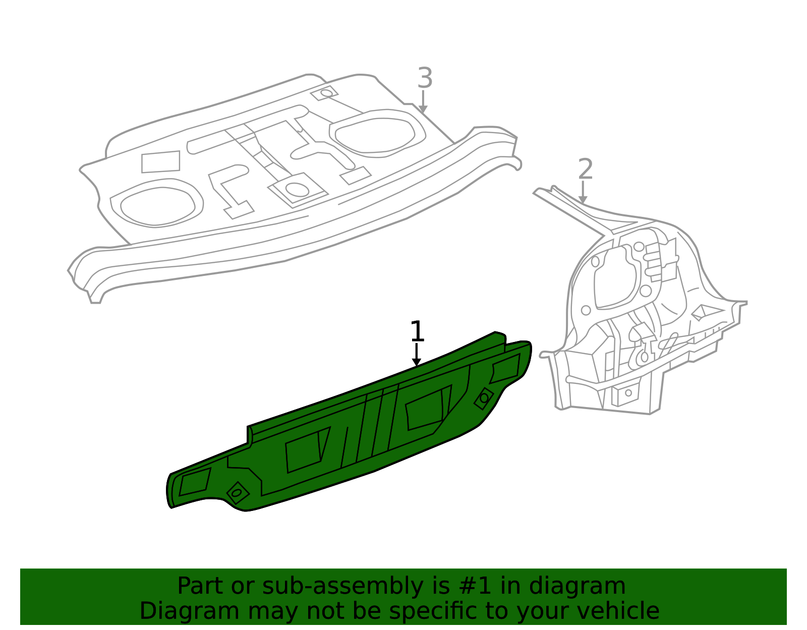 1999-2001 Hyundai Sonata Rear Body Panel 69100-38010 | QuirkParts