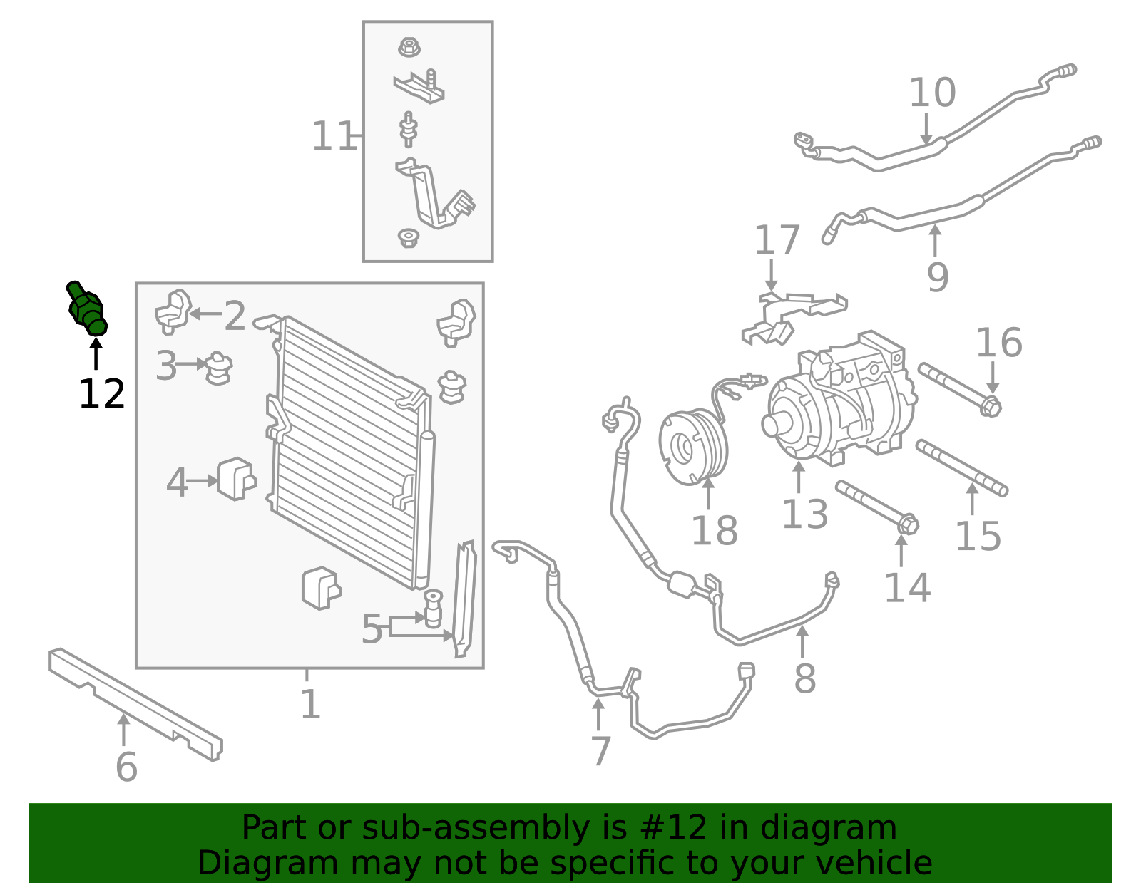 88645-04060 - High-Quality HVAC Pressure Switch for 2010-2023 Lexus ...