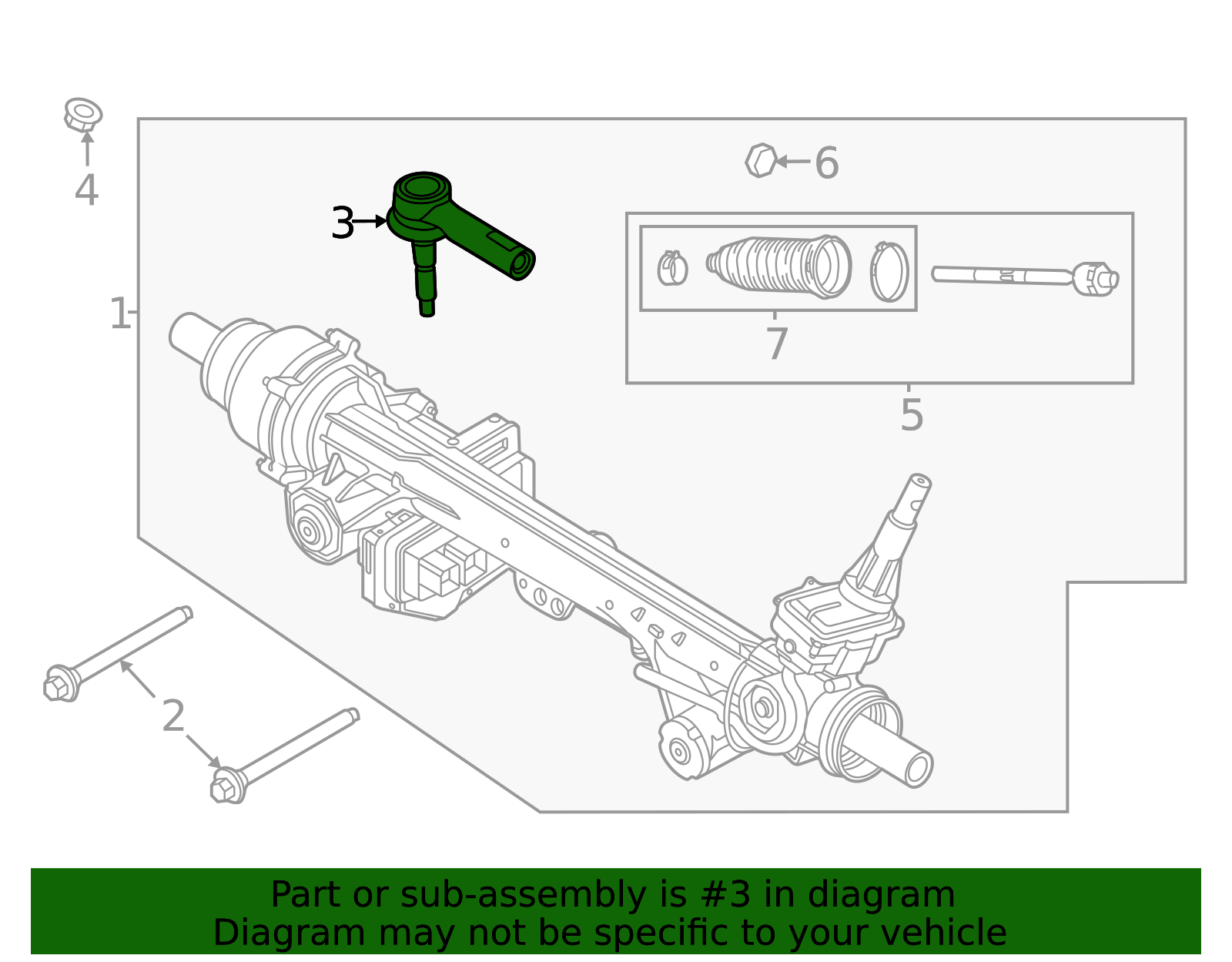 2024-2026 Ford End Spindle Rod Connecting RL3Z-3A130-A | OEM Parts Online
