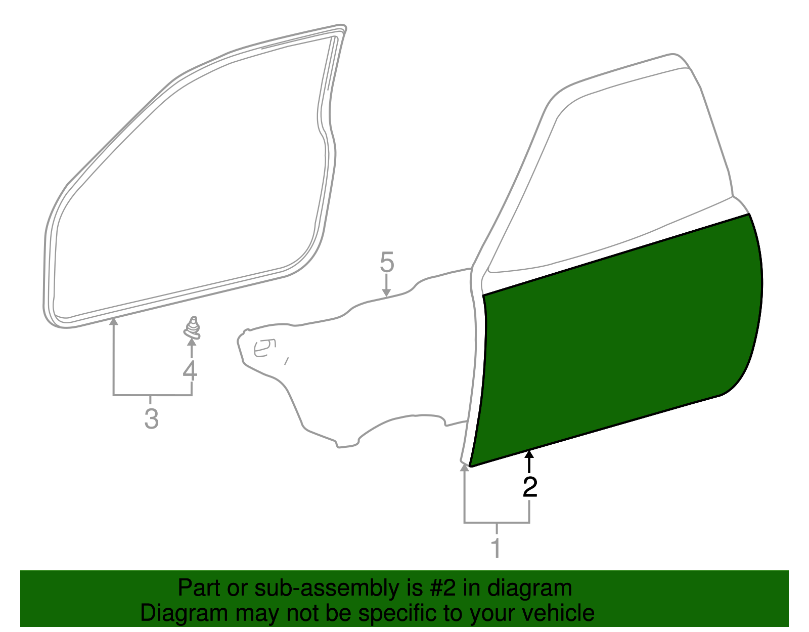 1996-2000 Toyota RAV4 Outer Panel 67112-42020 | Toyota San Diego Parts