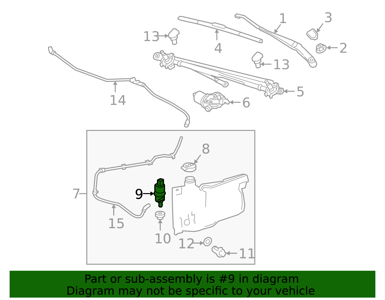 2010-2025 GM Windshield Washer Pump 84993622 | Capital Chevy Parts