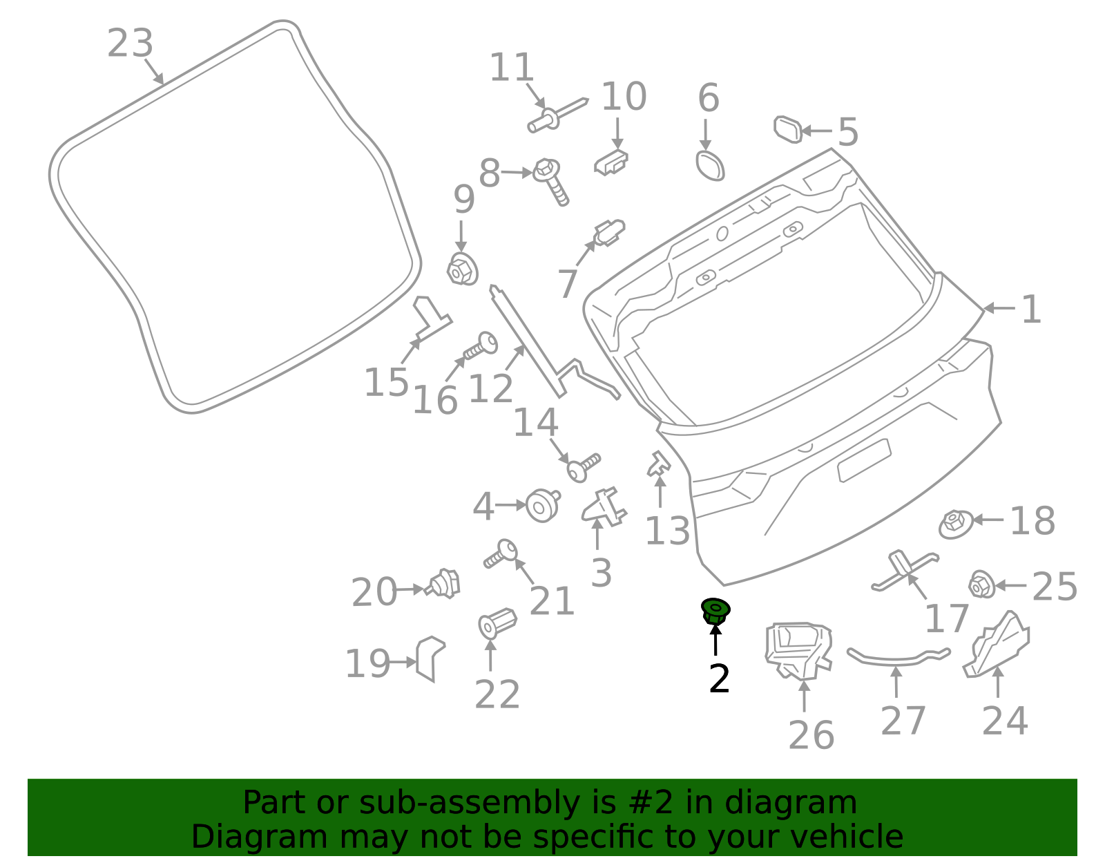2015-2025 Porsche Lift Gate Drain Plug 958-502-899-00 | Sunset Porsche ...