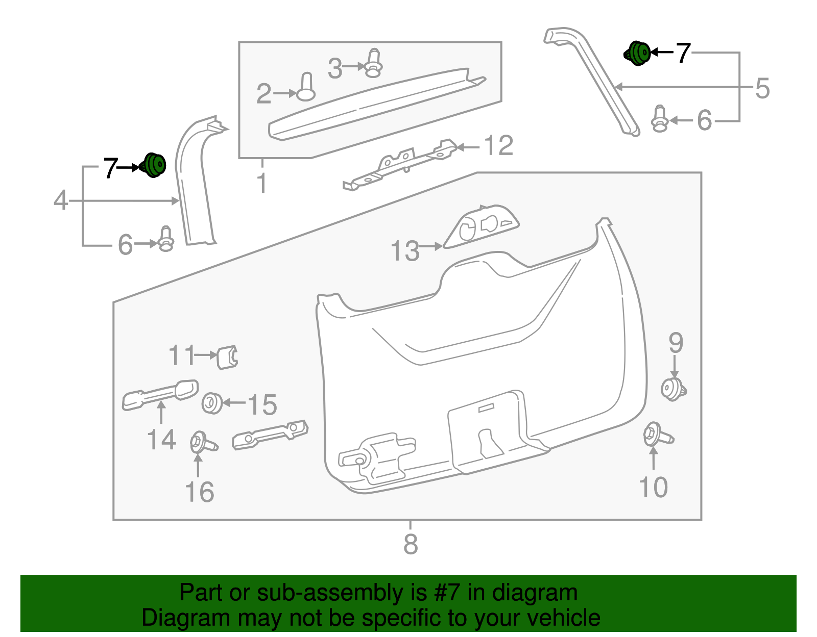 2018-2025 Ford Quarter Trim Panel Fastener W718230-S300 | OEM Parts Online