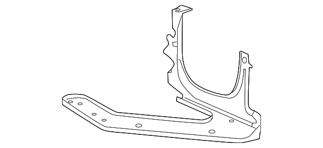 2005-2012 Porsche Radiator Bracket 997-106-155-01 | Sunset Porsche Parts