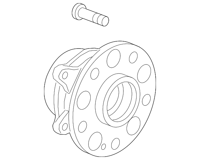 Genuine OEM Acura - Hub & Bearing Part# 42200-TJB-A02 | Acura Parts For ...