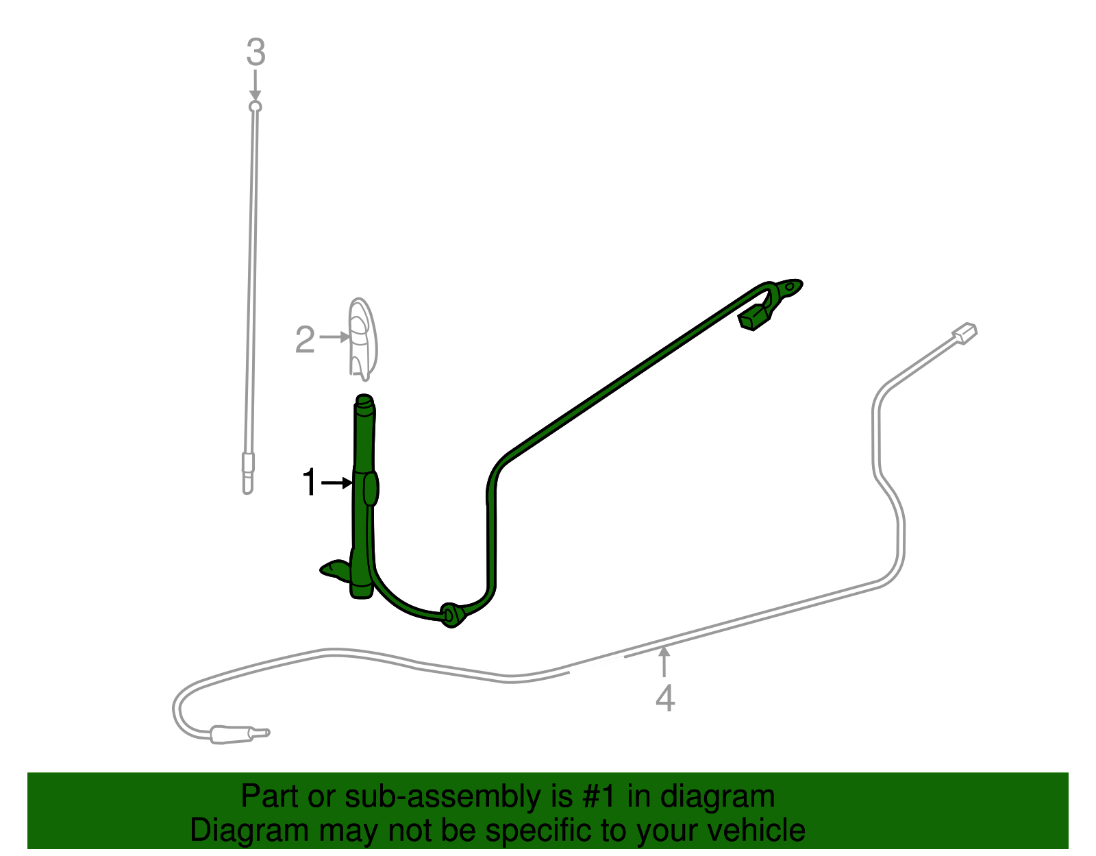 2011-2015 Toyota Sienna Radio Antenna 86309-08040 | OEM Parts Online