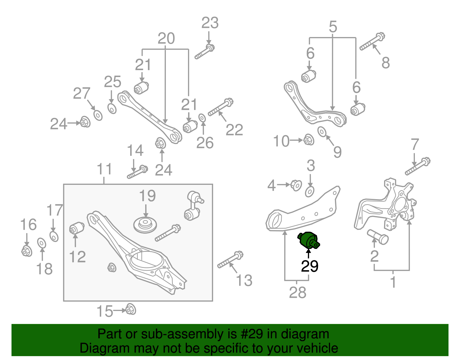 Hyundai - 55290-G2000 - Bushing - 2017-2025 Hyundai | OEM Hyundai Parts Outlet