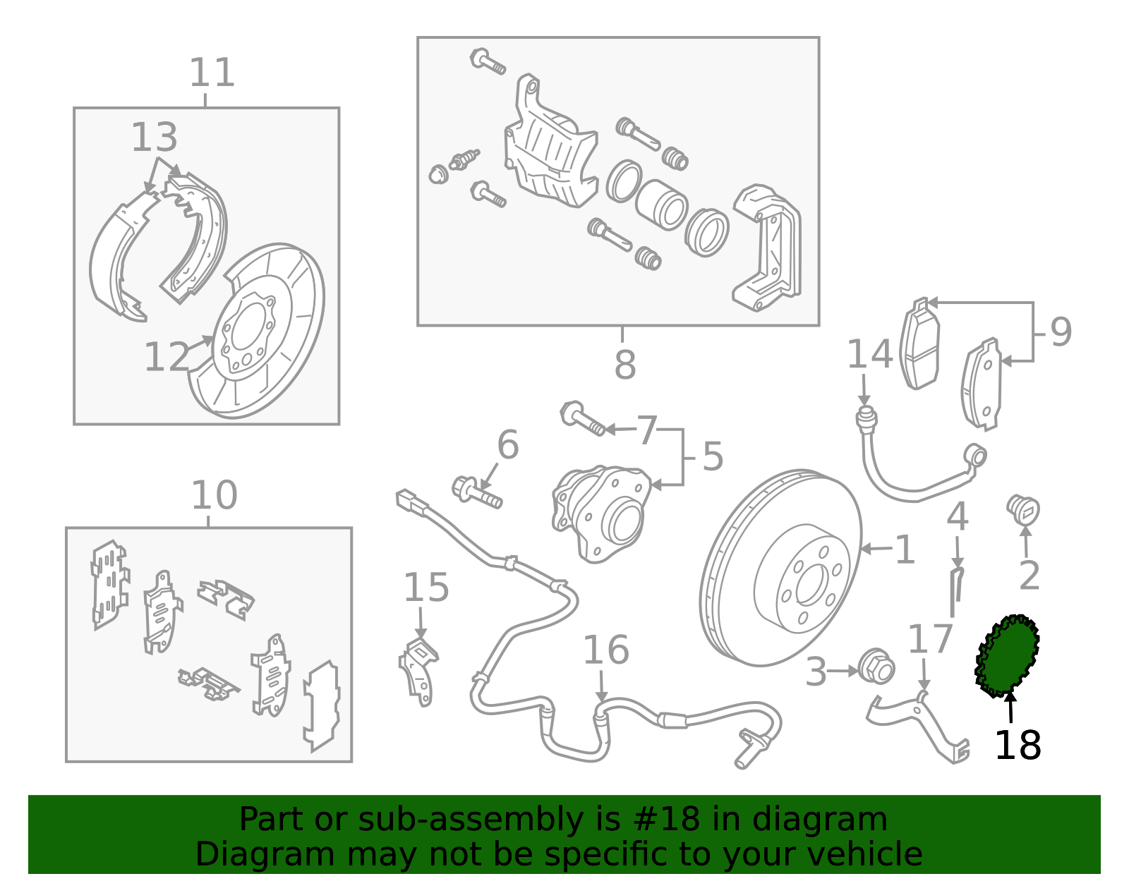 47950-ED300 - ABS Rotor 2008-2023 Nissan | Official Nissan Parts Store
