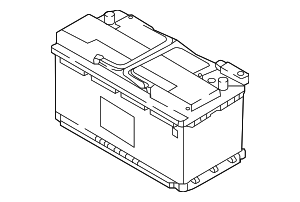 2012-2025 Land Rover Vehicle Battery LR091092 | Land Rover Cape Fear Parts