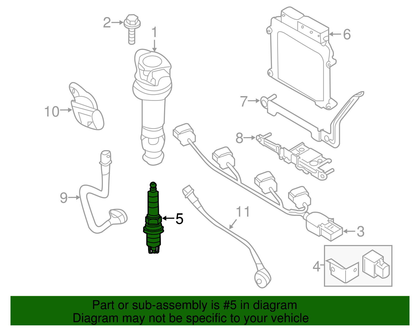 18858-10090 - Spark Plug 2010 Kia Soul | Kia.Parts Store