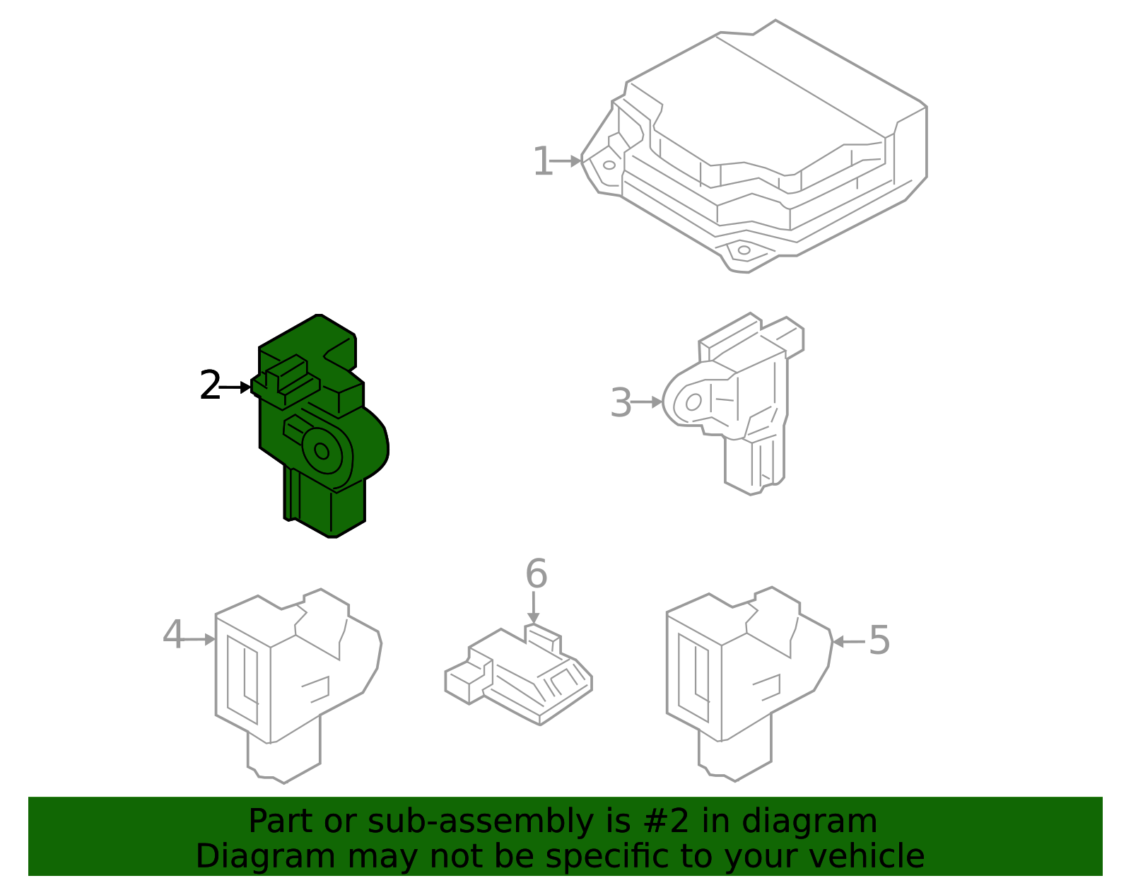 Hyundai - 95920-T1000 - Ft Impact Sensor - 2021-2025 Genesis | OEM ...