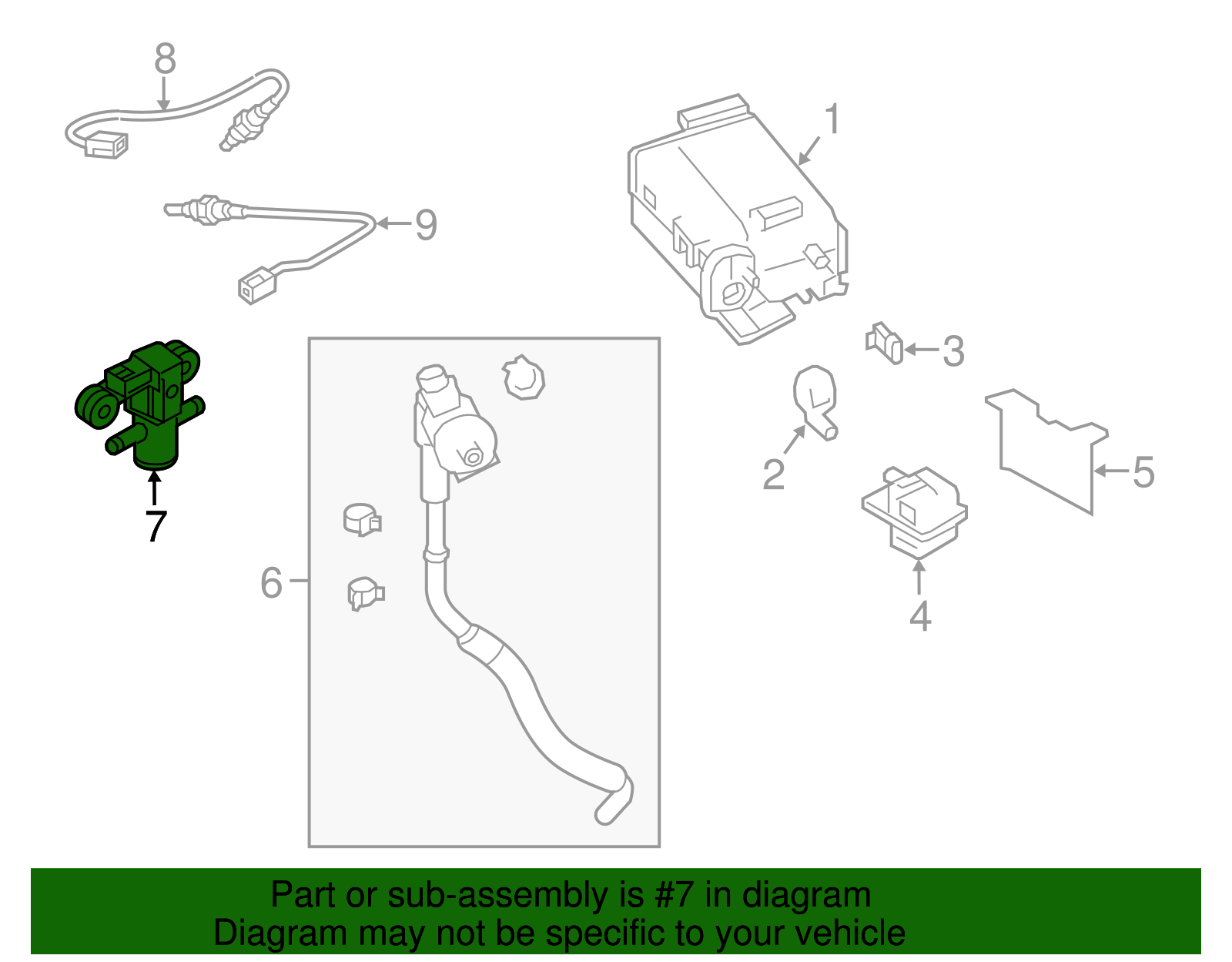 2016-2019 Infiniti Evaporative Canister Purge Valve 149304GD0B | Infiniti of Nashua