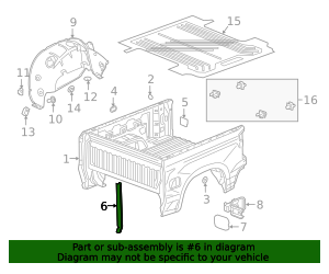 2019-2025 Chevrolet Air Deflector 85638766 GM | GMPartsDirect.com
