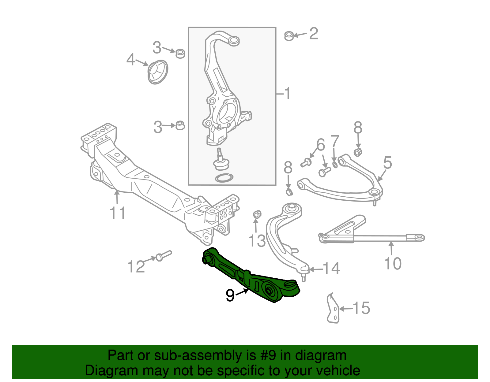 54501-AM601 - Lower Control Arm 2003-2004 Infiniti G35 | Infiniti of ...