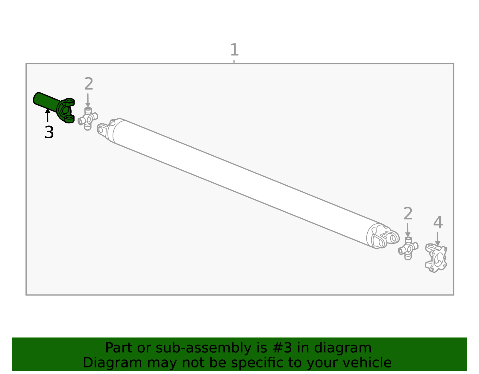 2024-2025 GM Drive Shaft Slip Yoke 84932507 | Shop Matick Parts