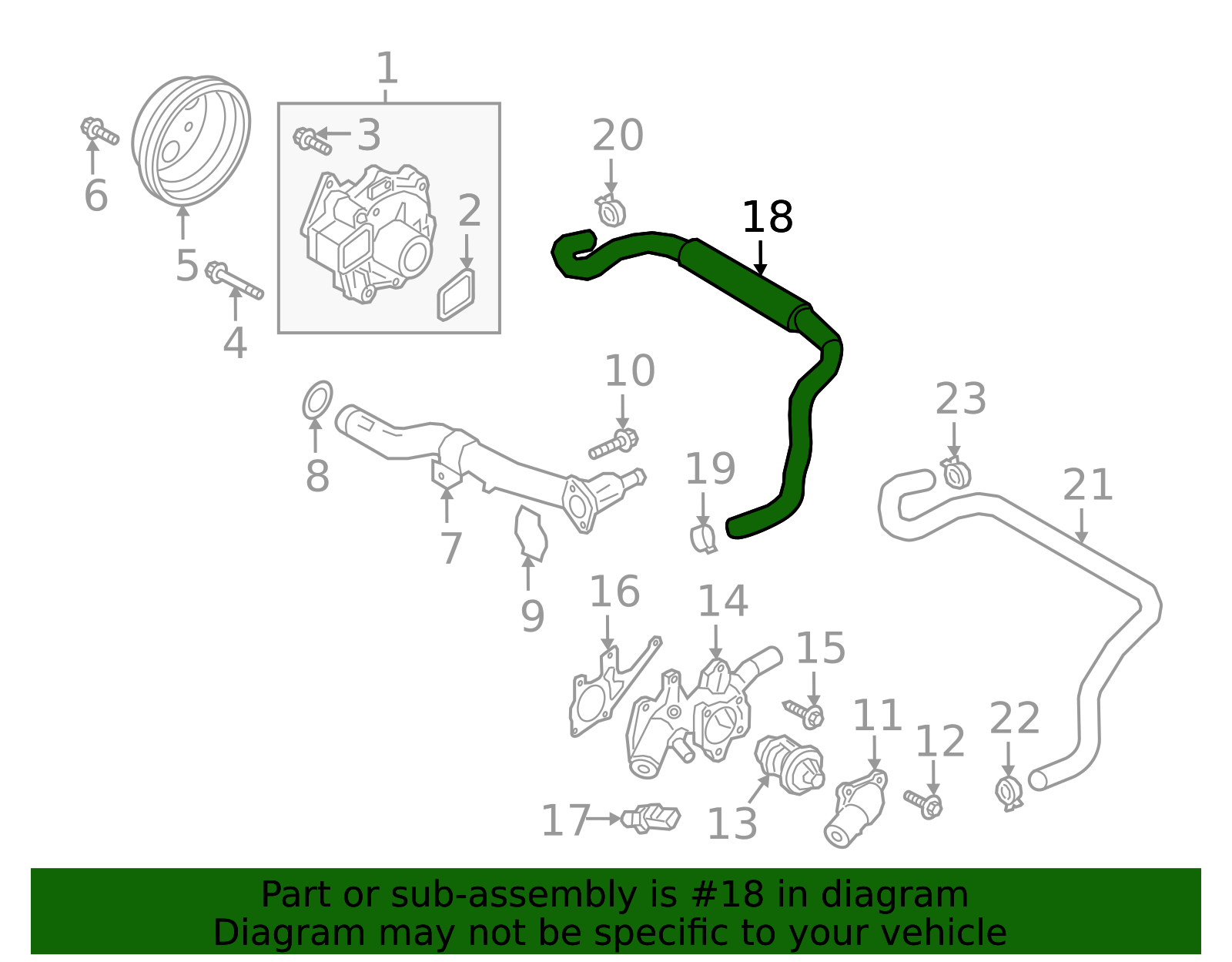 2017-2018 Mazda CX-5 HVAC Heater Hose KD45-61-24YA | Bam Wholesale Parts