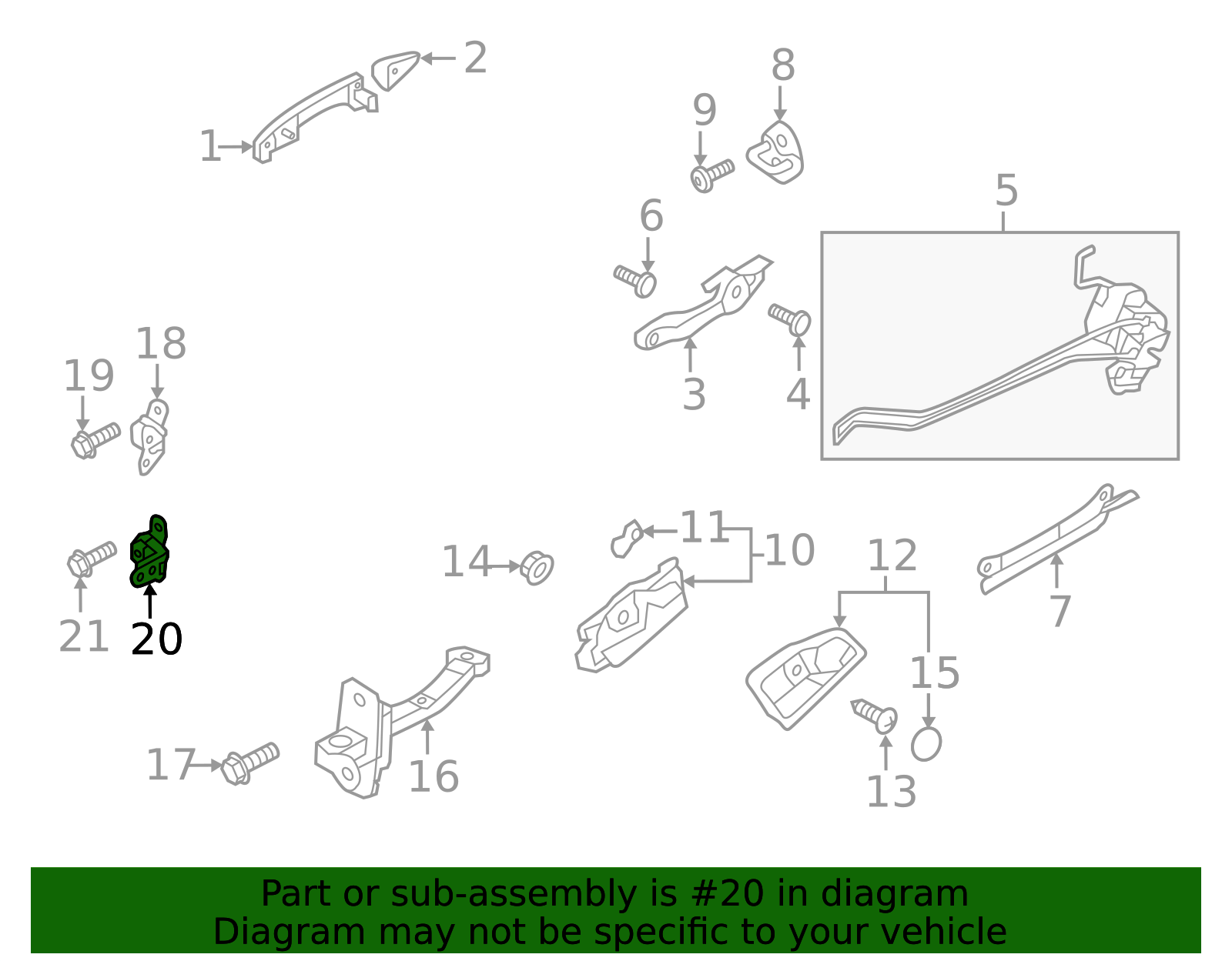 OEM Door Hinge - Secure, Smooth Door Operation | AutoNation Parts