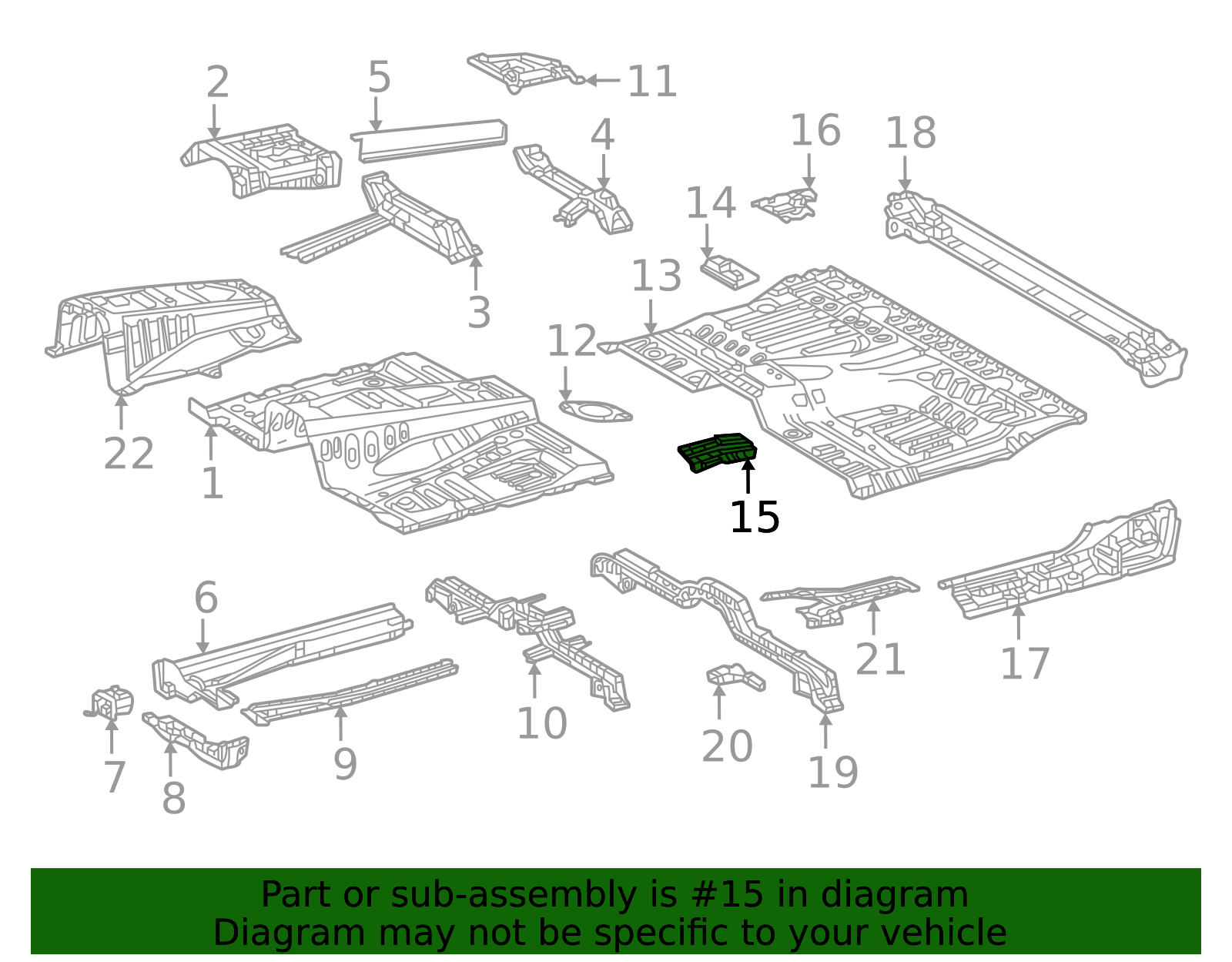 2022-2025 Toyota Tundra 2022-2024 Toyota Tundra - Lower Support 58213 ...
