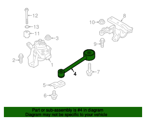 2014-2024 Mitsubishi Strut 1092A034 | Mitsubishi Parts Warehouse ...