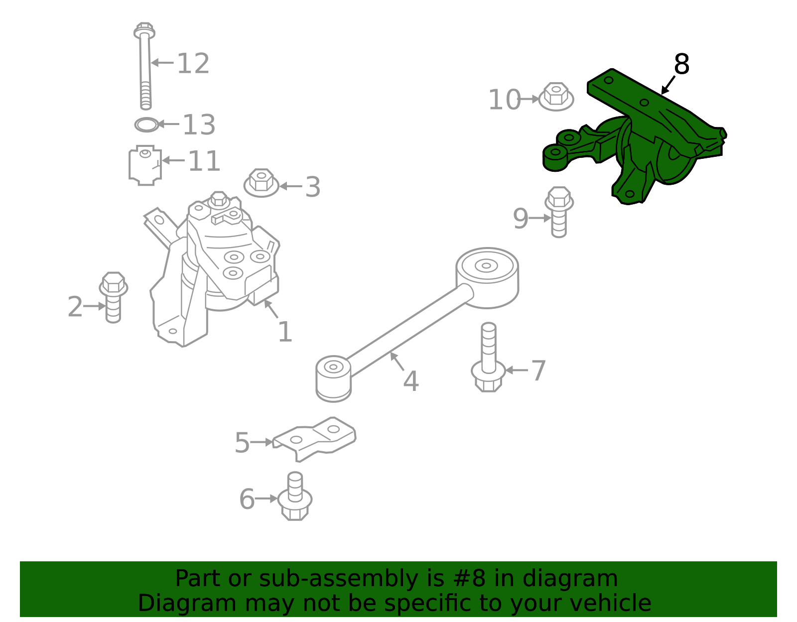 2910A317 - Trans Mount 2014-2022 Mitsubishi | Mitsubishi Direct Parts