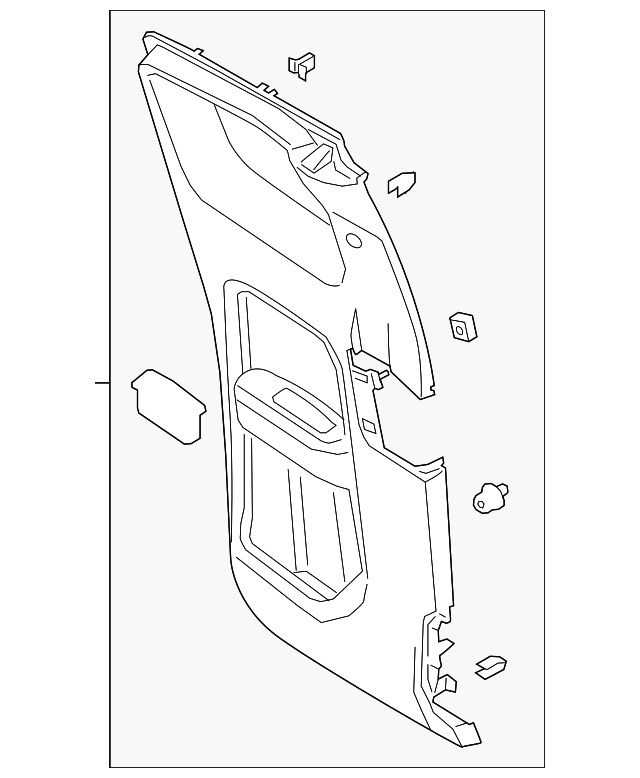 2019-2023 Ford Ranger | Door Trim Panel | KB3Z-2627407-DA | Walls' Ford ...