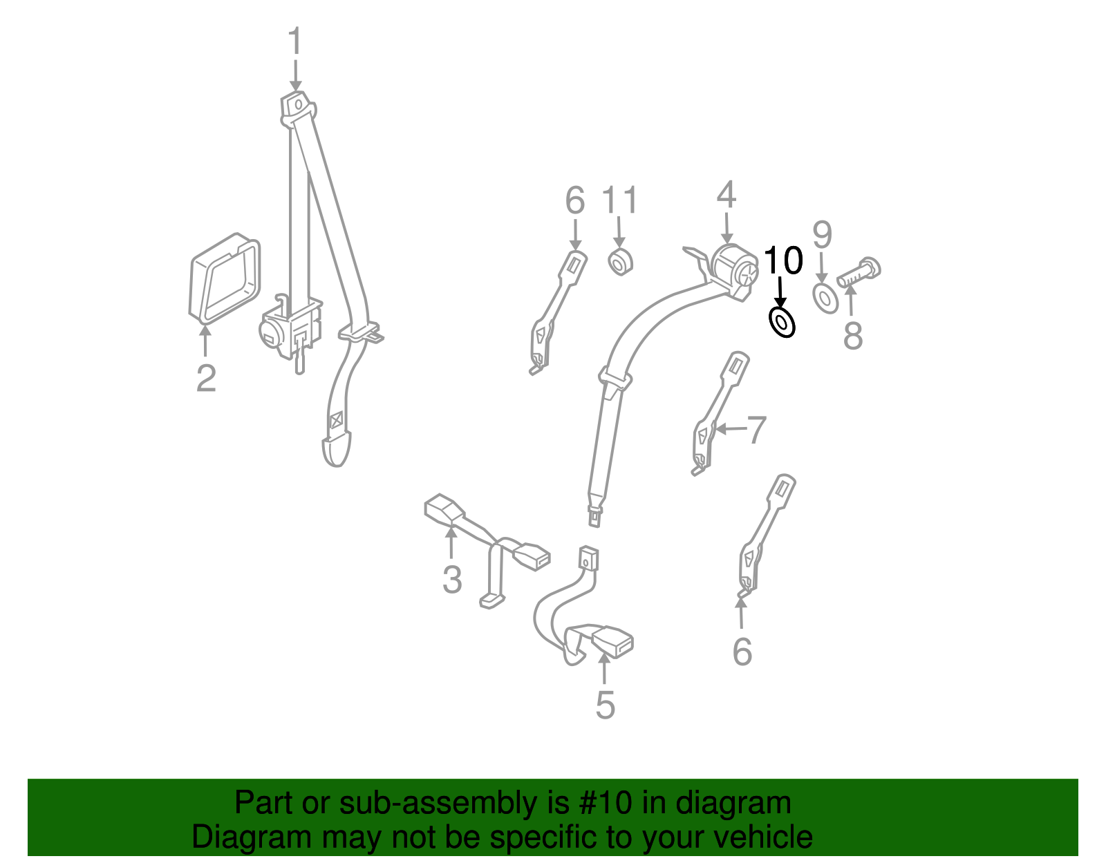 13602-08007K - Washer 2002-2025 Kia | Genuine Kia Parts