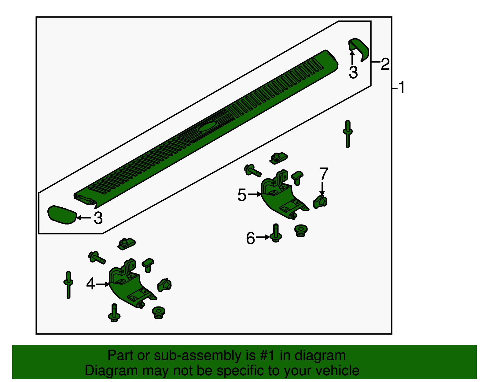 CL3Z-16450-CB - Running Board 2010-2014 Ford F-150 | Ford Parts Direct